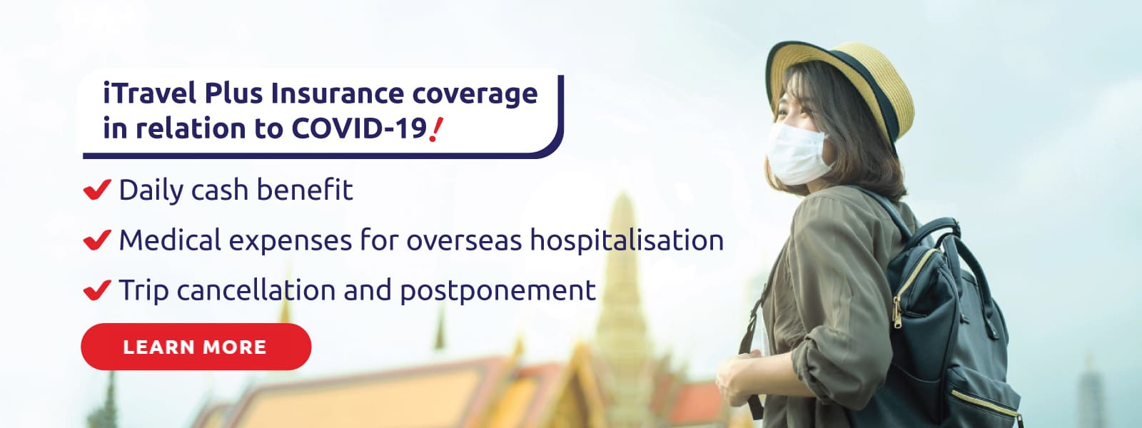 iTravel Plus Insurance coverage in relation to COVID-19 | MSIG Hongkong